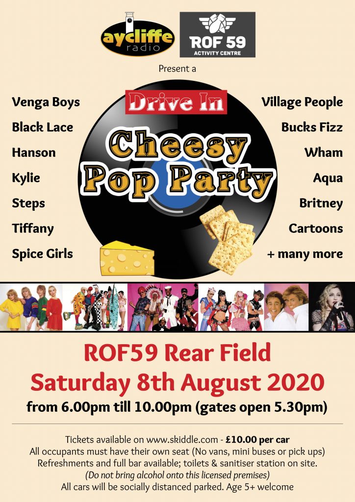 Cheesy Pop Party – Aycliffe Radio